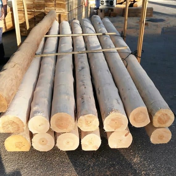 Rollizos de Madera Rústicos redondos para techo - RUSTICOS Y MADERA